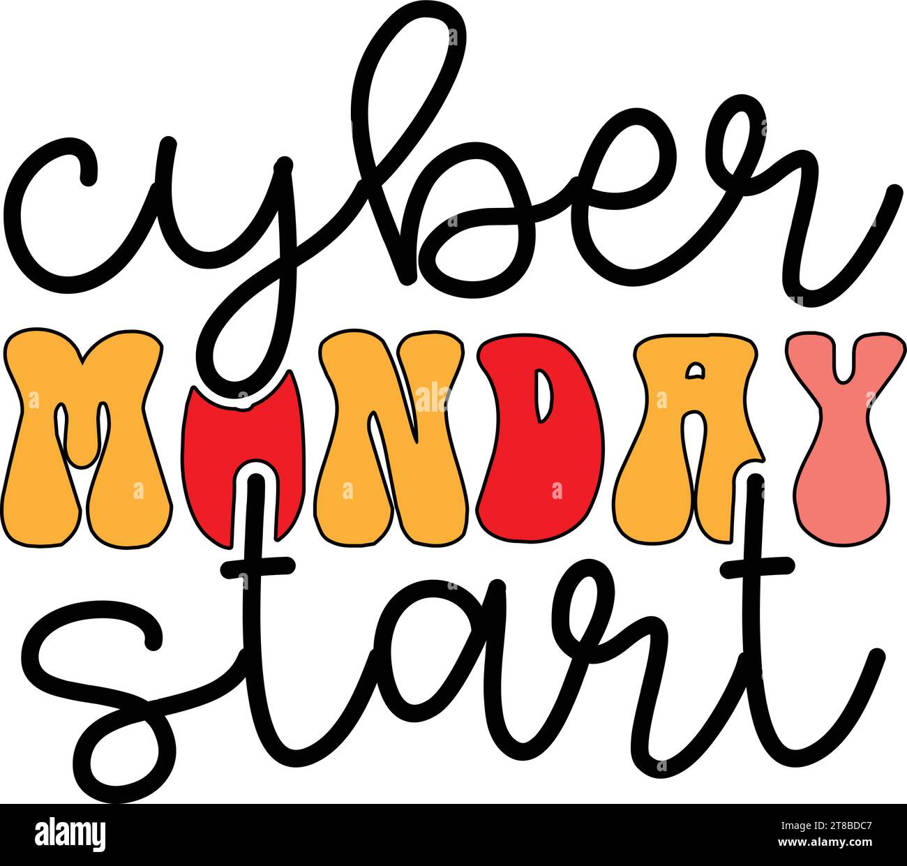 Start neon Stock Vector Images - Alamy