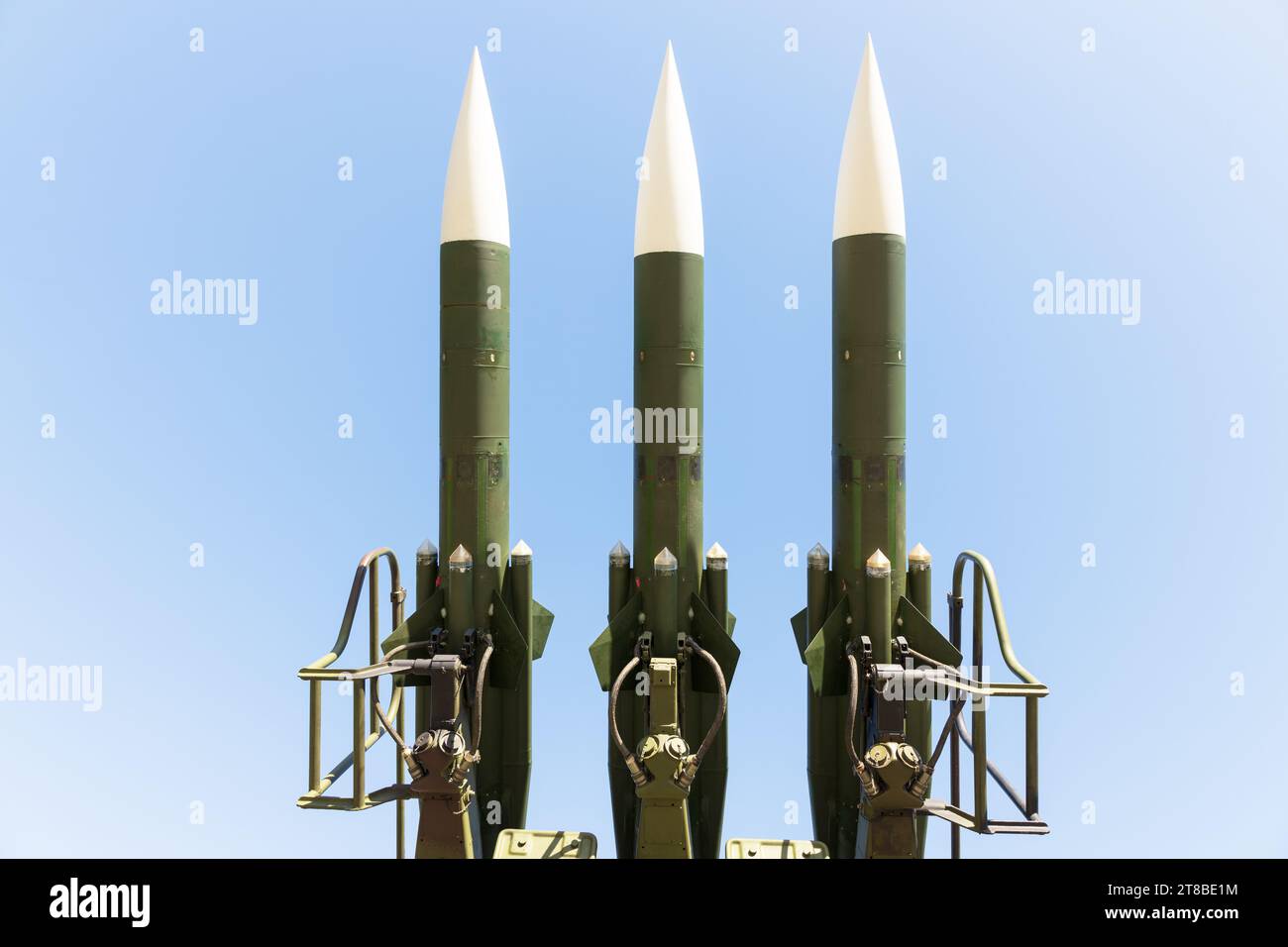 Old mobile air defense missile system Stock Photo - Alamy