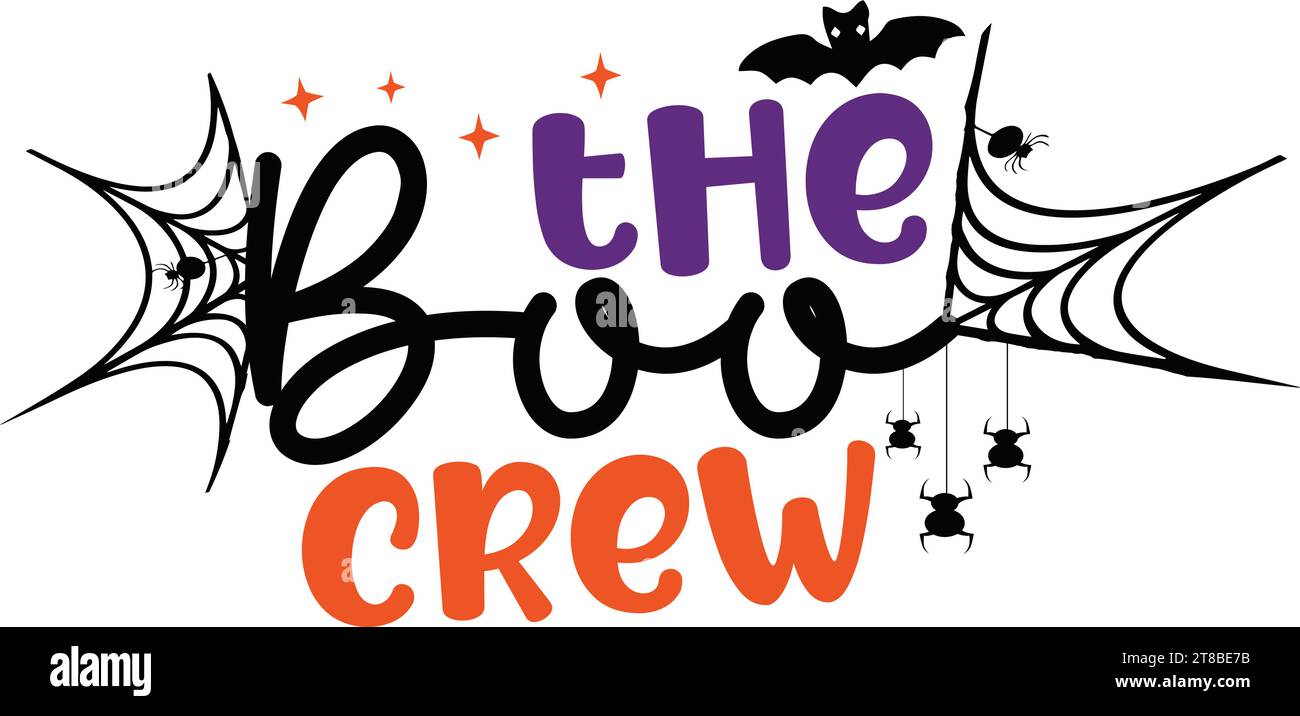 The Boo Crew Stock Vector Image & Art - Alamy