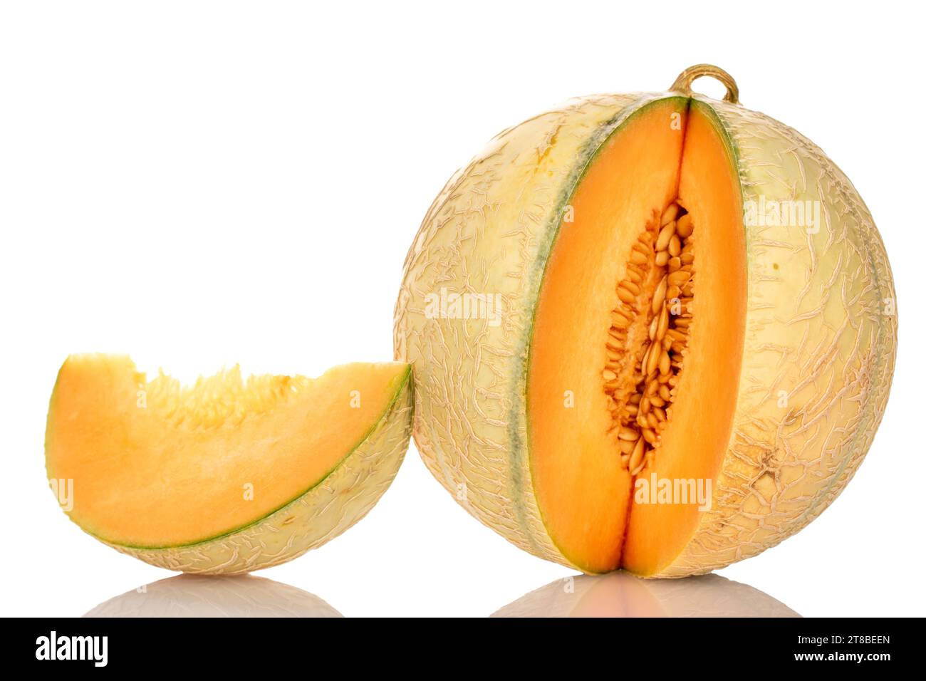 Whole tasty ripe melon Cut Out Stock Images & Pictures - Alamy