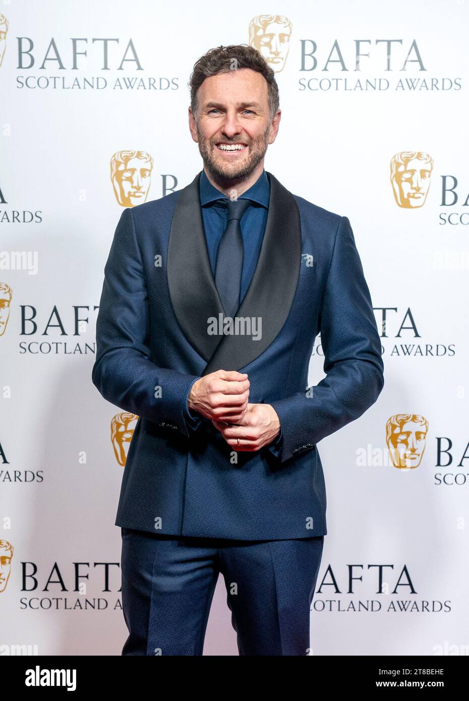 Steve Cree on the red carpet at the Bafta Scotland award ceremony at ...