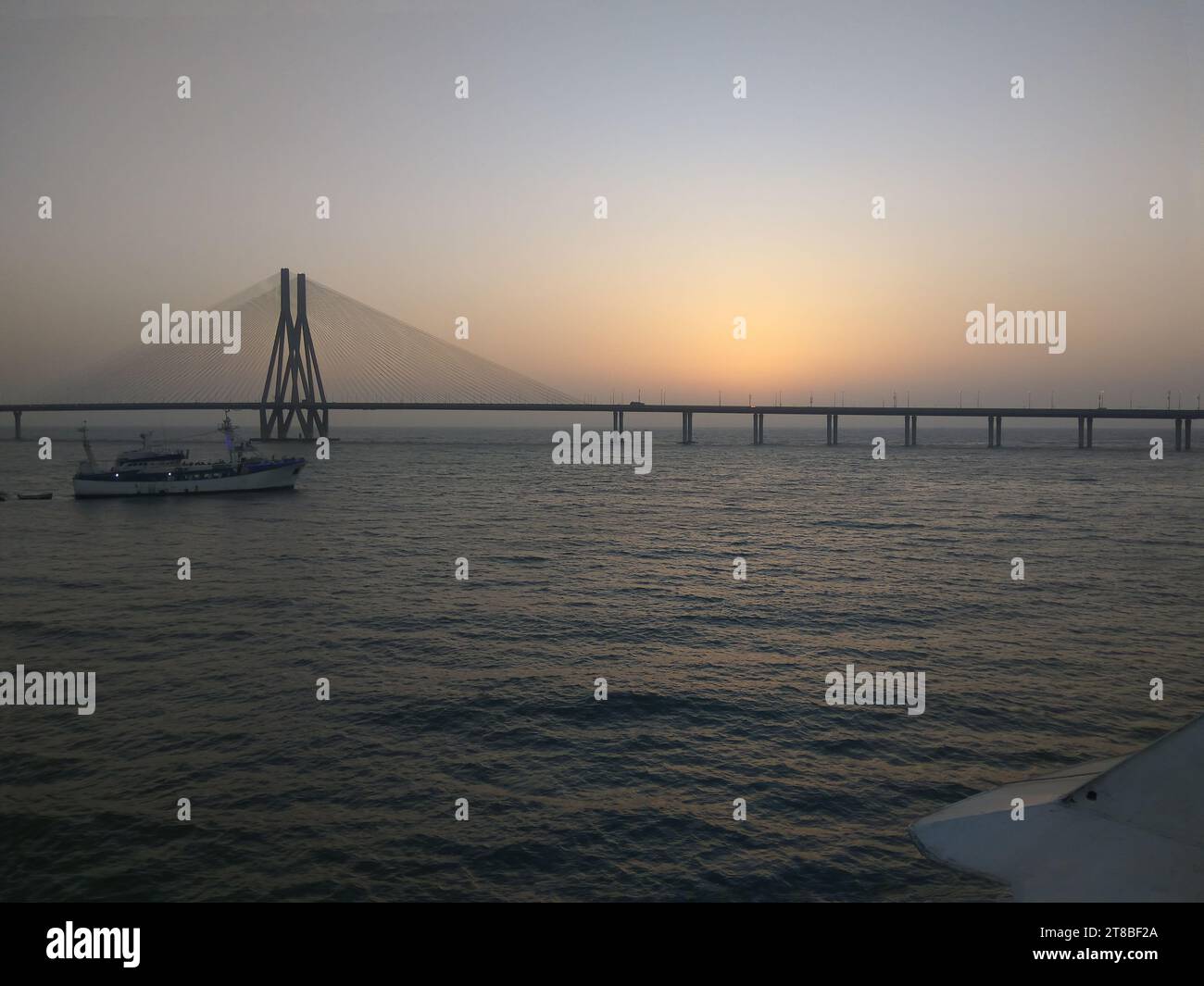 The Bandra-Worli Sea Link is a 5.6 km long, 8-lane wide cable-stayed ...