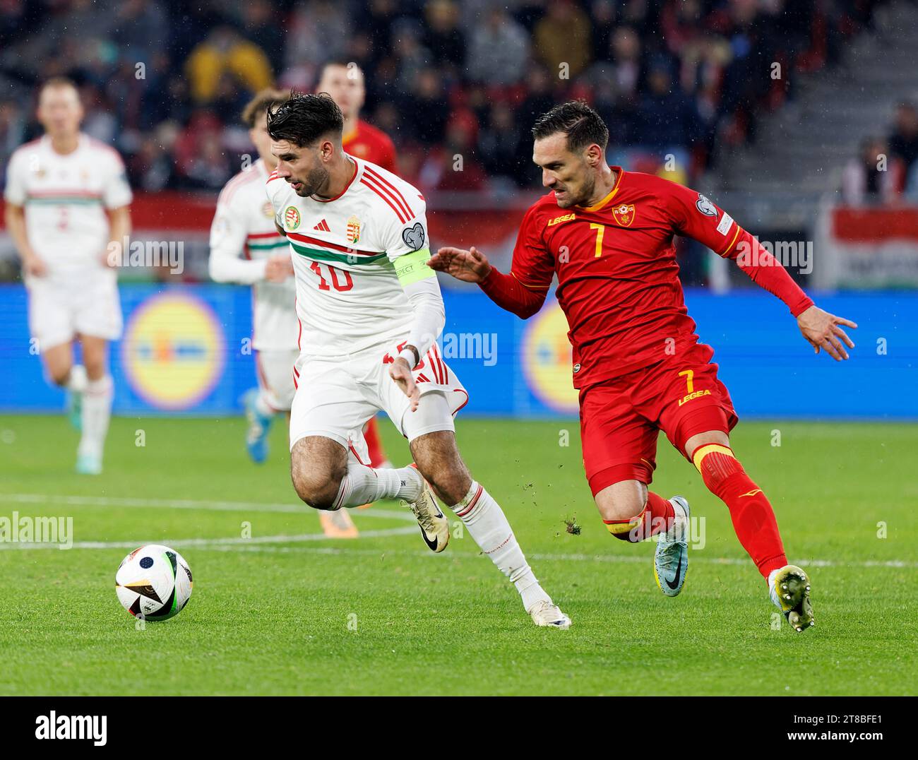 Budapest, Hungary. 19th November, 2023. Marko Vesovic of Montenegro ...