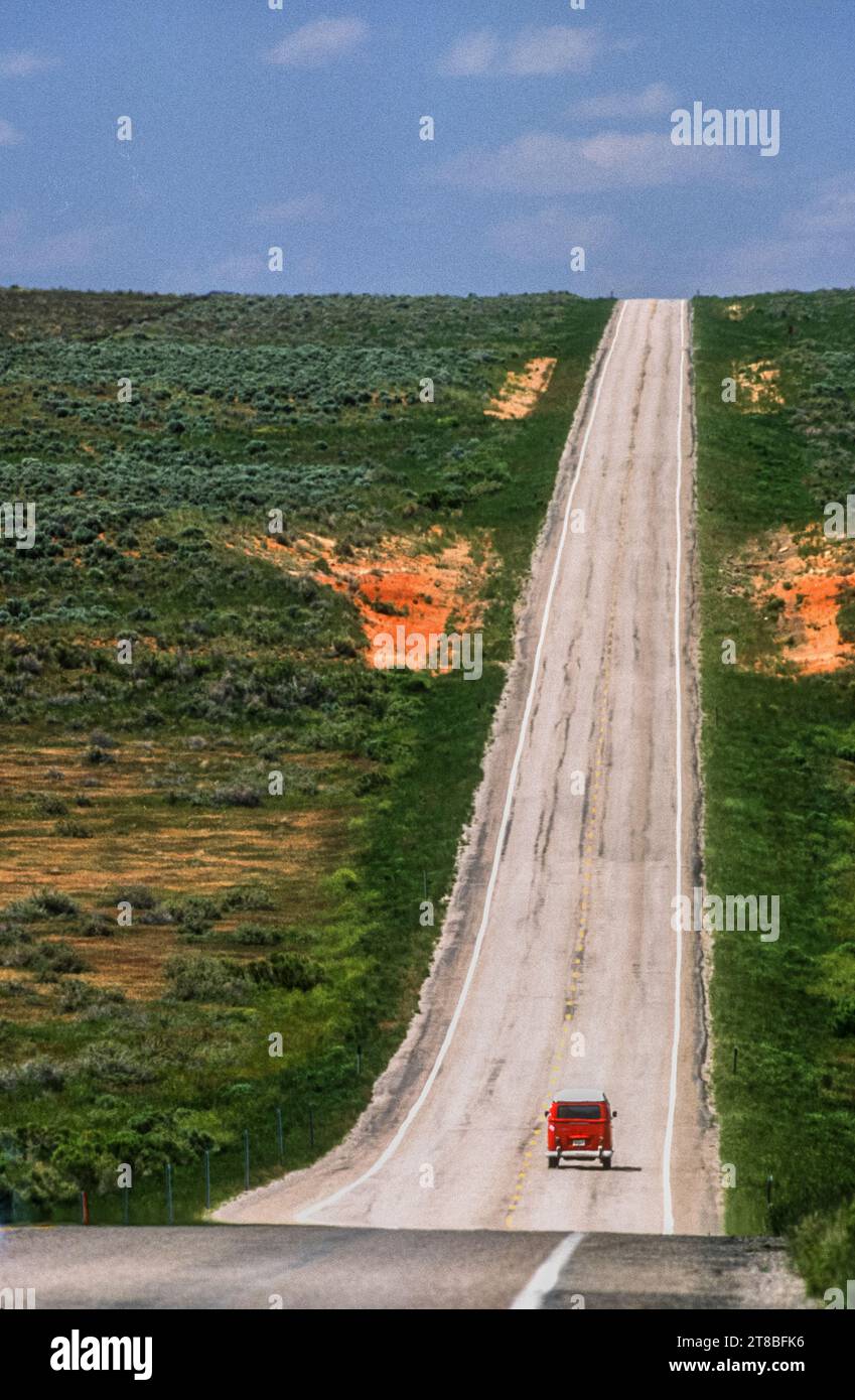 Volkswagon van on Highway 264, Hopi reservation, Arizona Stock Photo ...