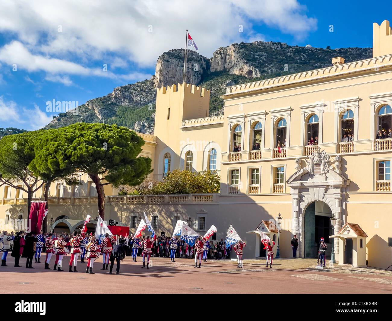 Monte Carlo, Monaco. 19th Nov, 2023. Monaco Palace during the Army ...
