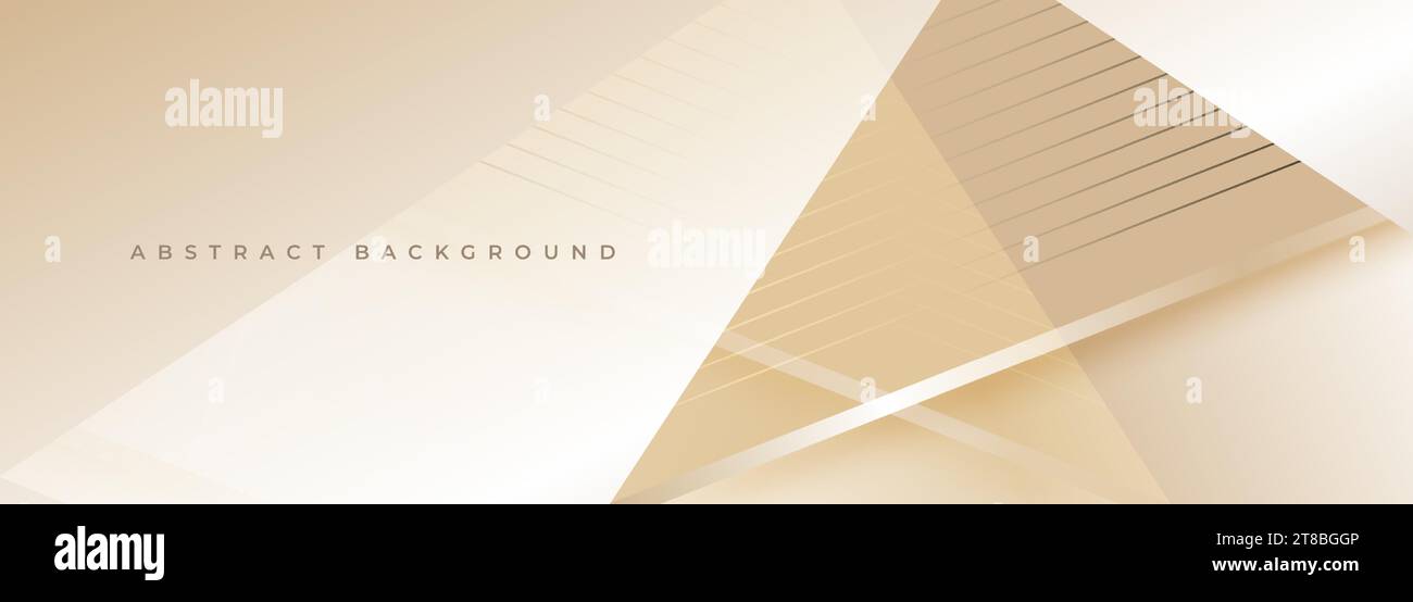Soft gold modern abstract background with stripes and geometric ...