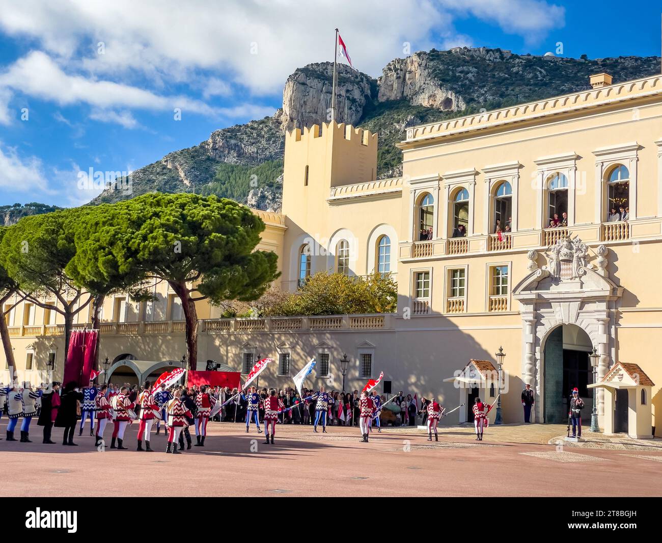 Monte Carlo, Monaco. 19th Nov, 2023. Monaco Palace during the Army ...