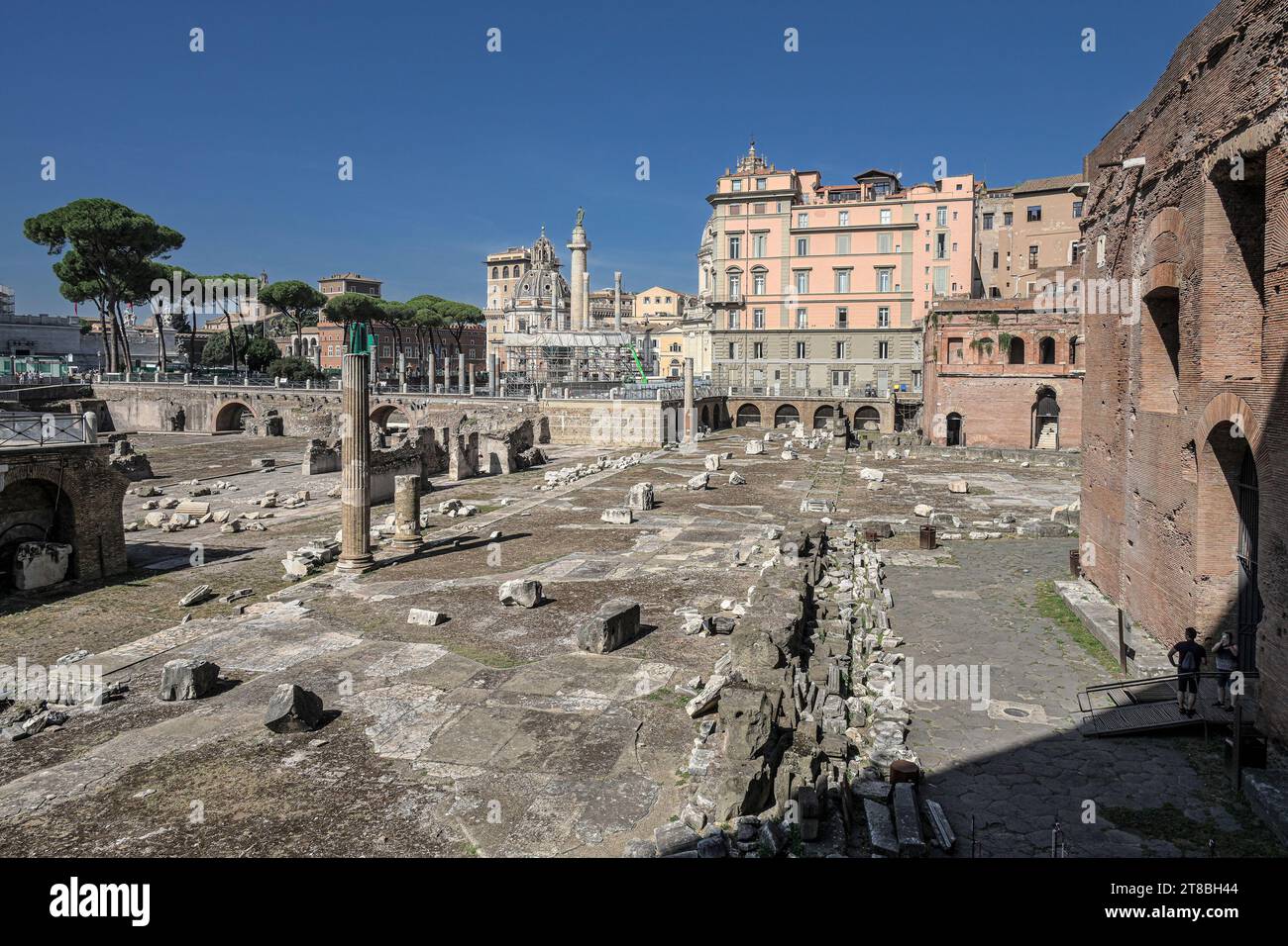 Ruins of Roman Forum Stock Photo - Alamy
