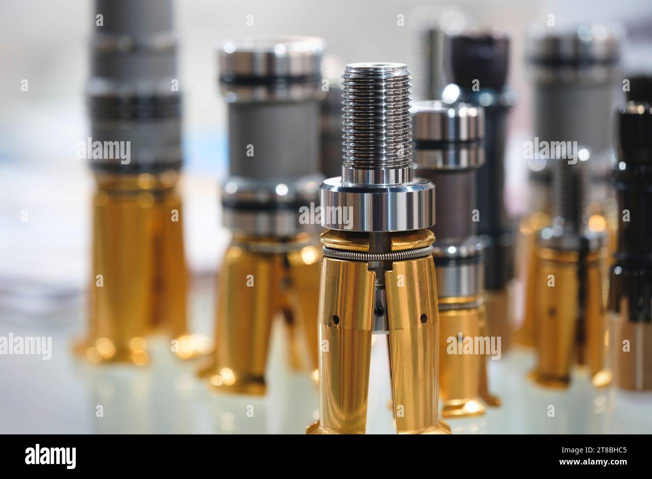 Milling metal cutter tools for CNC machine, dustrial design background ...