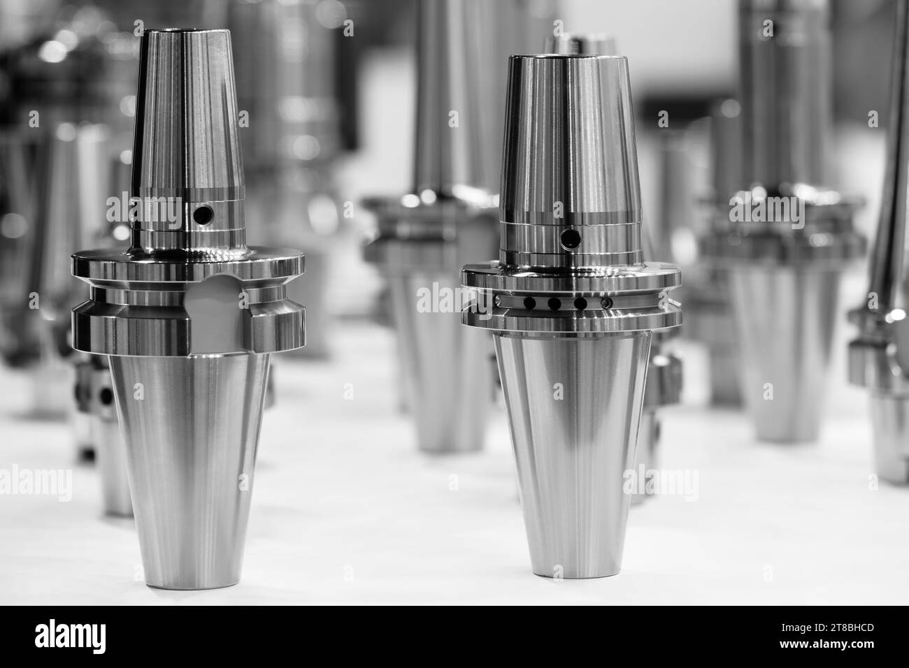 Milling metal cutter tools for CNC machine, dustrial design background ...