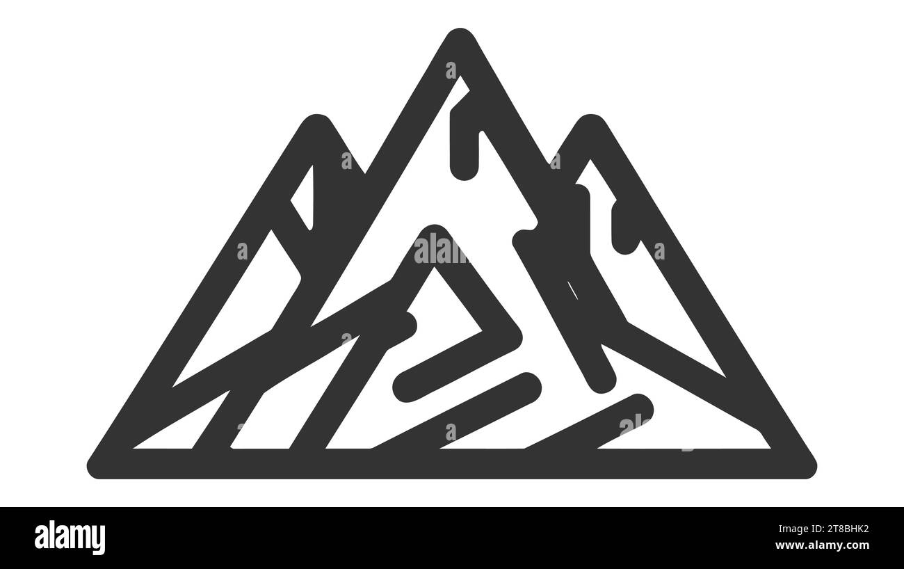 Mountine range Stock Vector Images - Alamy