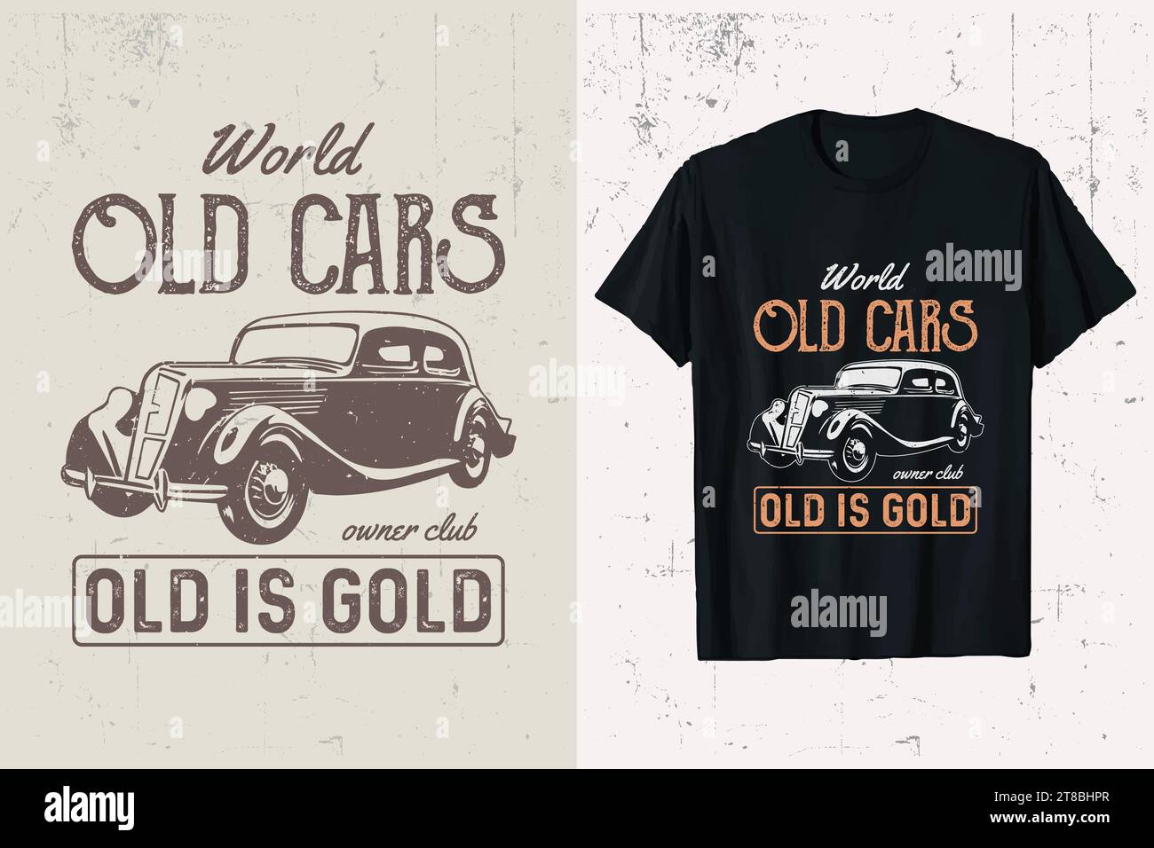 Old Car T-shirt Design. vintage car vector t-shirt graphic. American ...
