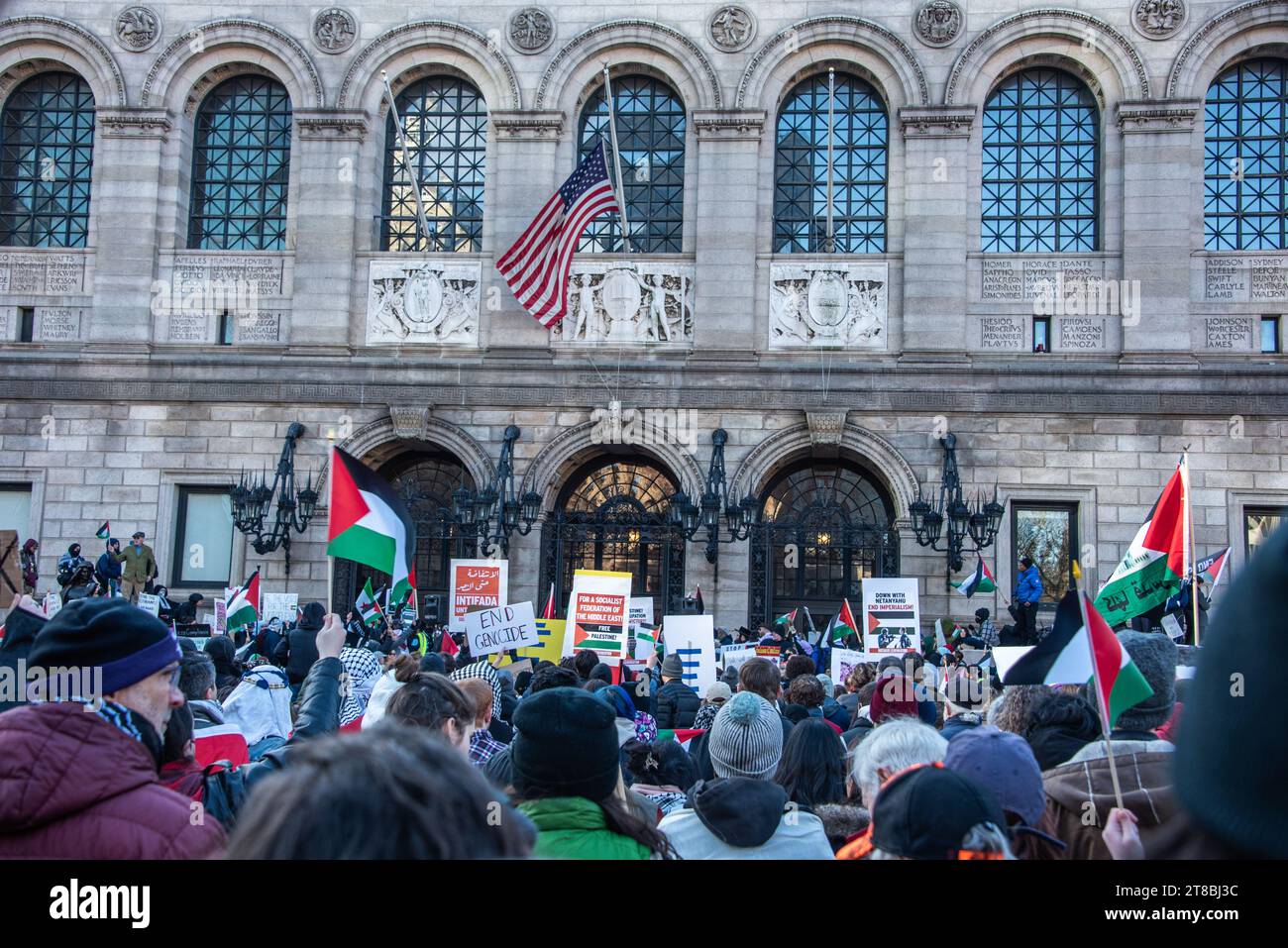 Palestine protest boston hi-res stock photography and images - Alamy