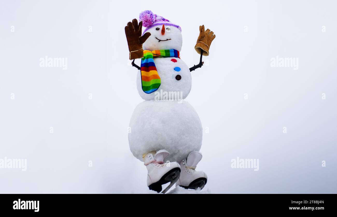 Merry Christmas and Happy New Year greeting card. Winter fashion. Happy ...