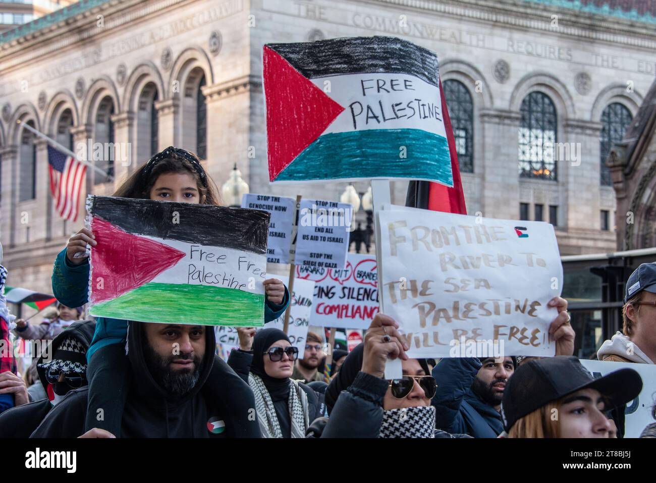 Palestine protest boston hi-res stock photography and images - Alamy
