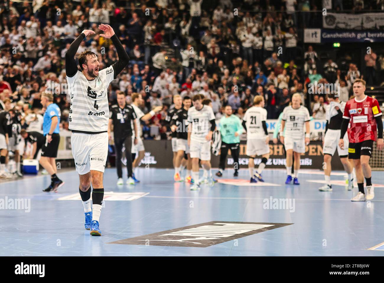 Kiel, Germany. 19th Nov, 2023. Handball: Bundesliga, THW Kiel - Füchse ...