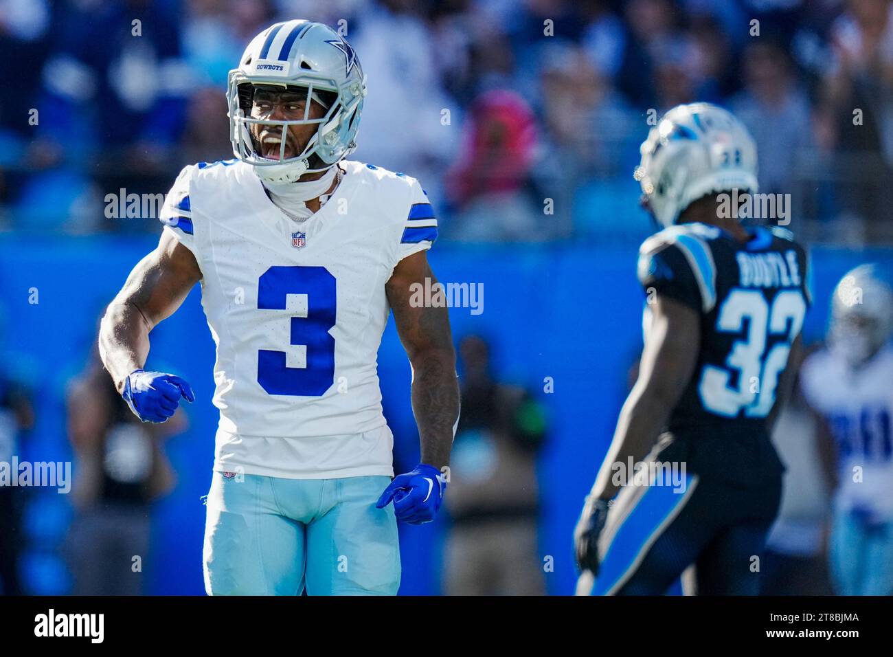Dallas Cowboys wide receiver Brandin Cooks celebrates during the second ...
