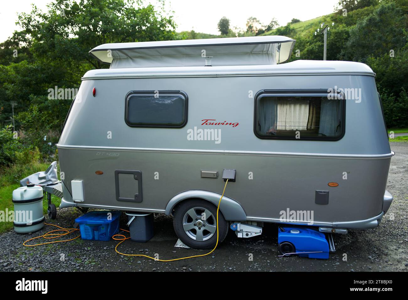 Iconic lightweight pop top 3 berth caravan hi-res stock photography and ...