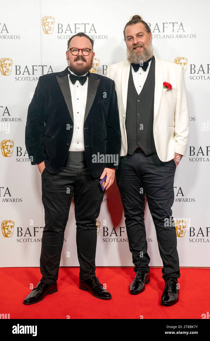 Banjo Beale (left) with husband Rohan Christopher on the red carpet at ...