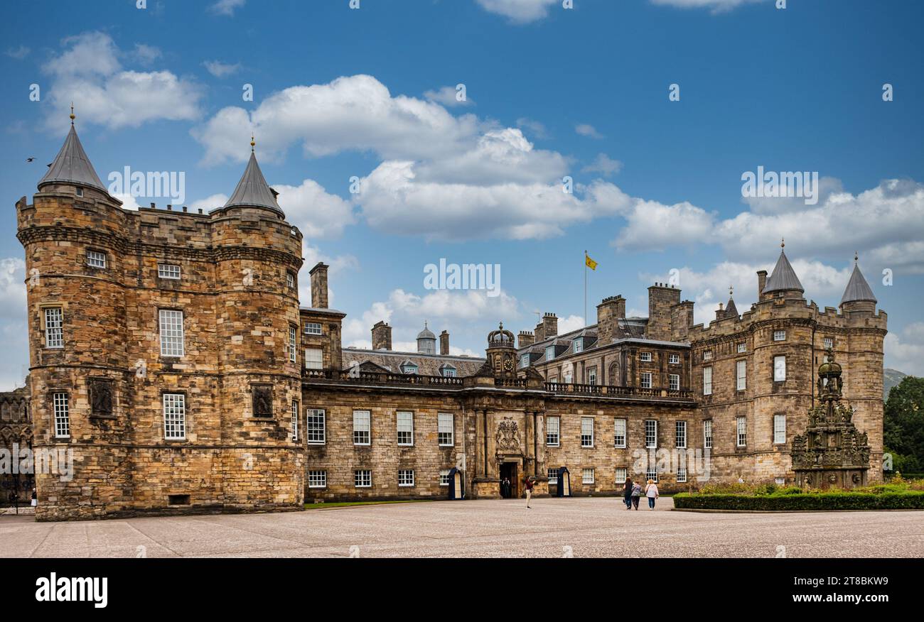 Holyrood castle historic royal residence hi-res stock photography and ...