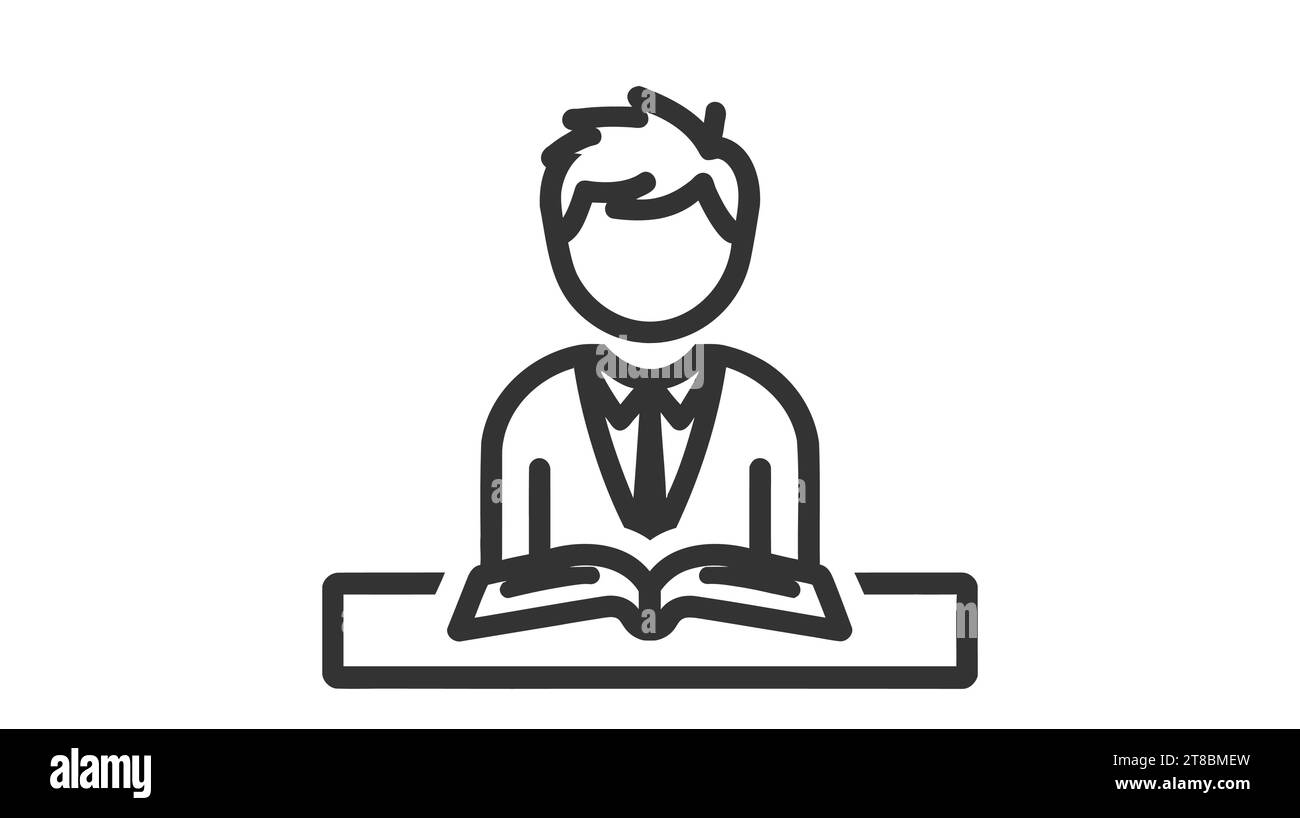 Student Icon - Vector illustration on white background Stock Vector ...