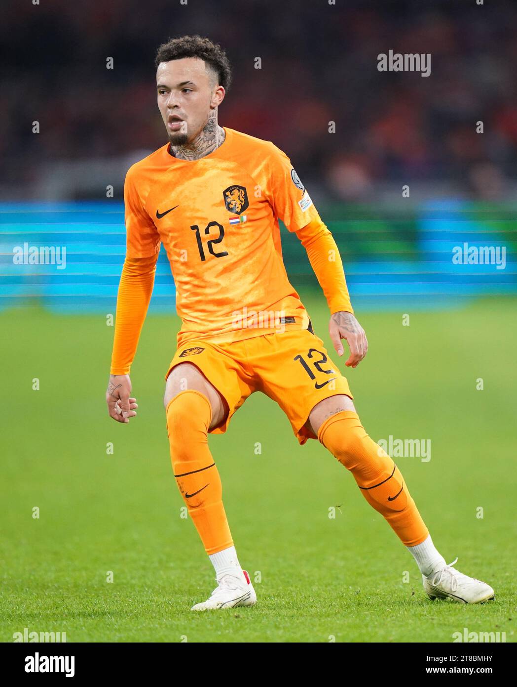 Netherlands' Quilindschy Hartman during the UEFA Euro 2024 Qualifying ...