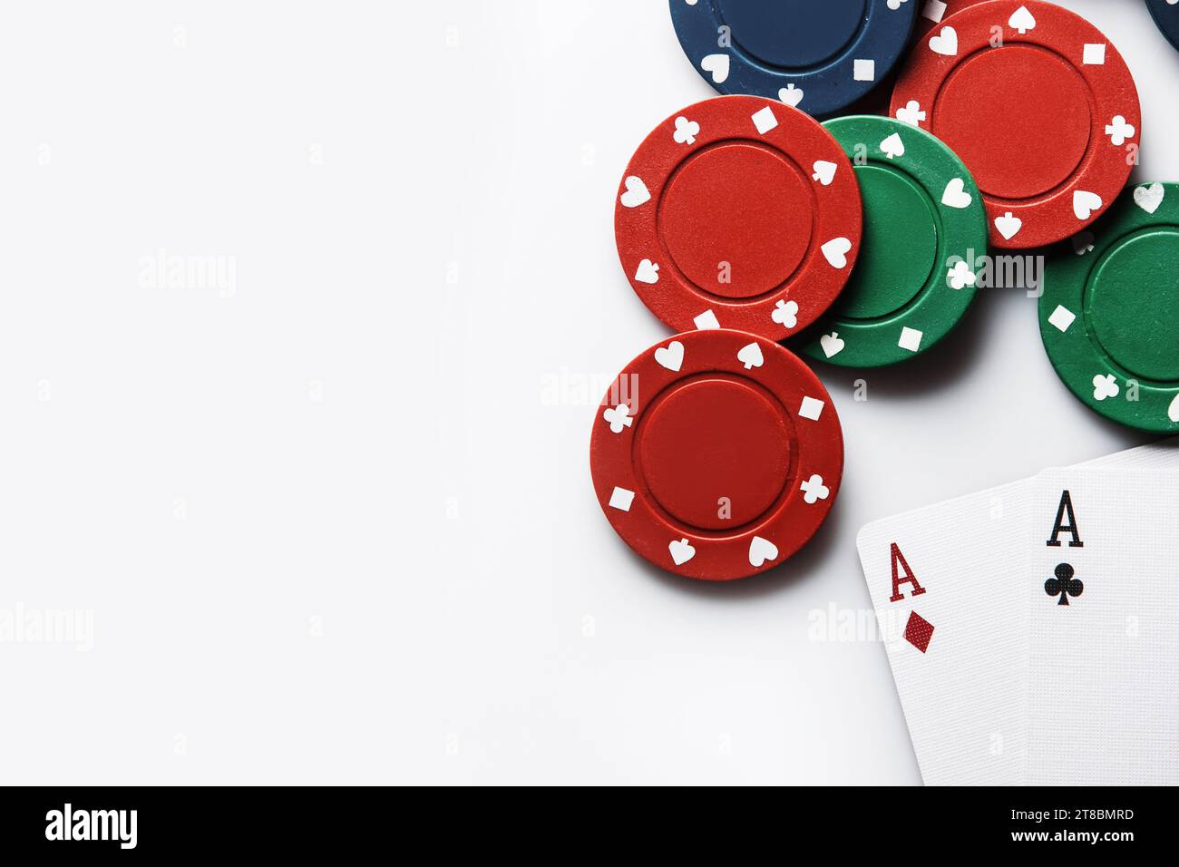 Two aces closeup hi-res stock photography and images - Alamy