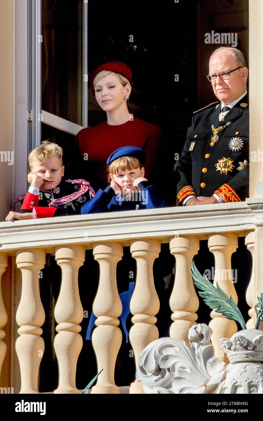 Monaco Ville, Monaco. 19th Nov, 2023. Prince Albert II, Princess ...