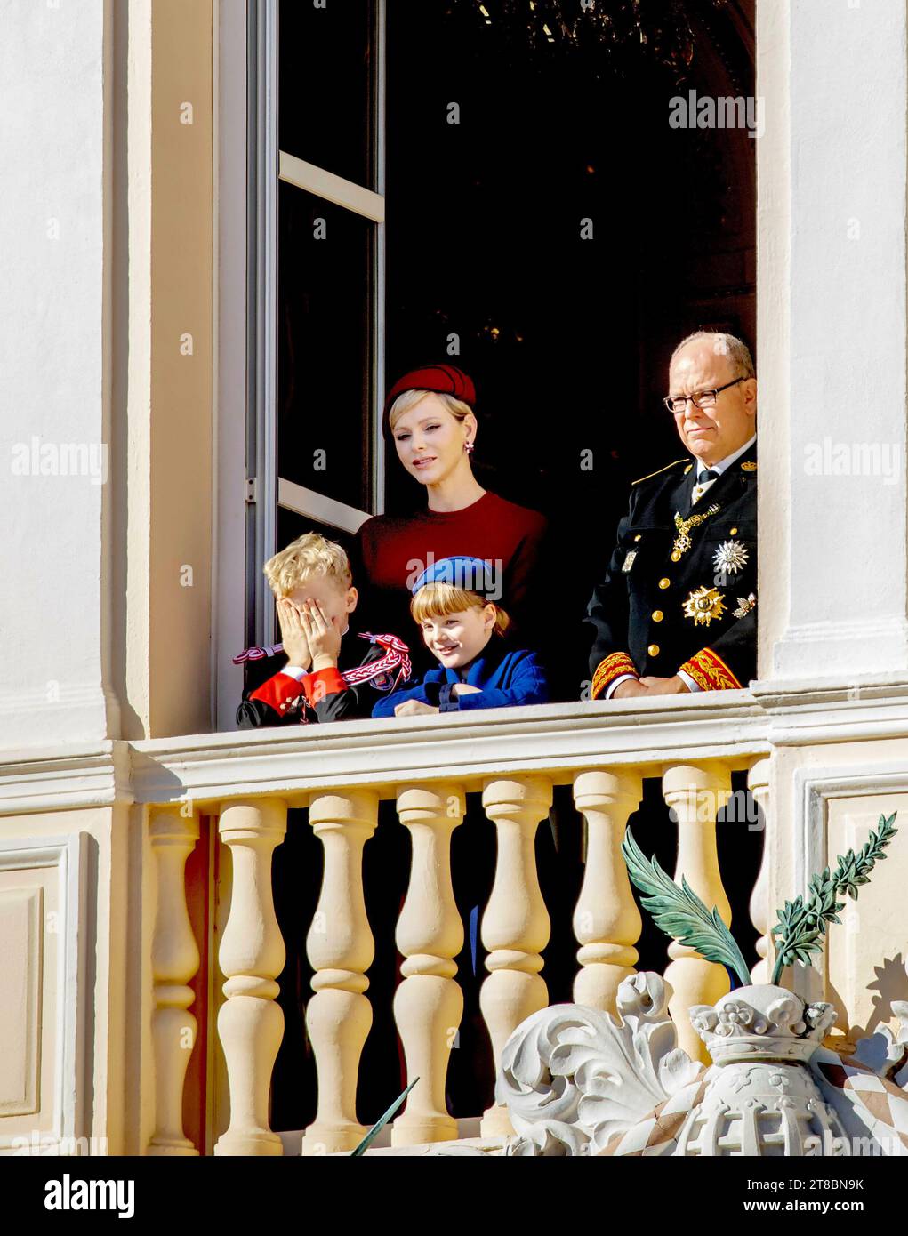 Monaco Ville, Monaco. 19th Nov, 2023. Prince Albert II, Princess ...
