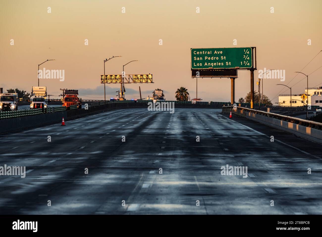 Interstate 10 freeway i 10 los angeles ca hi-res stock photography and ...