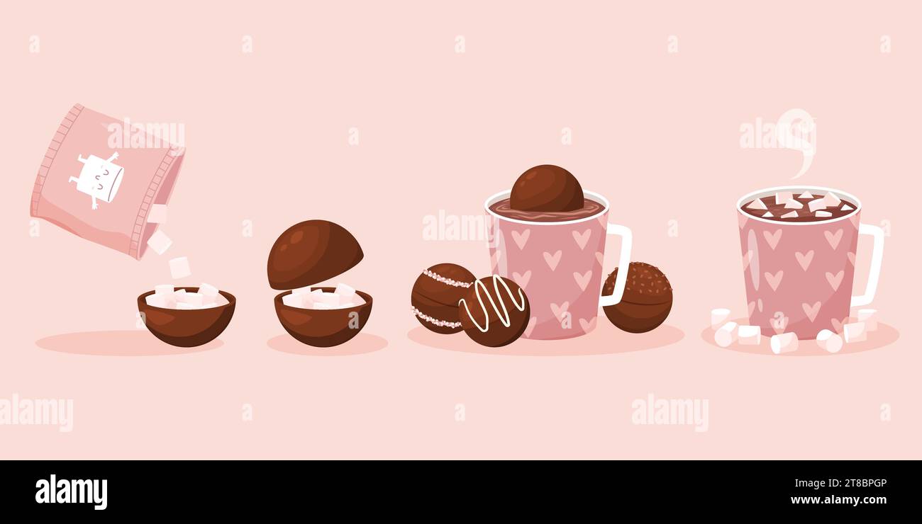 Cocoa bombs Stock Vector Images - Alamy