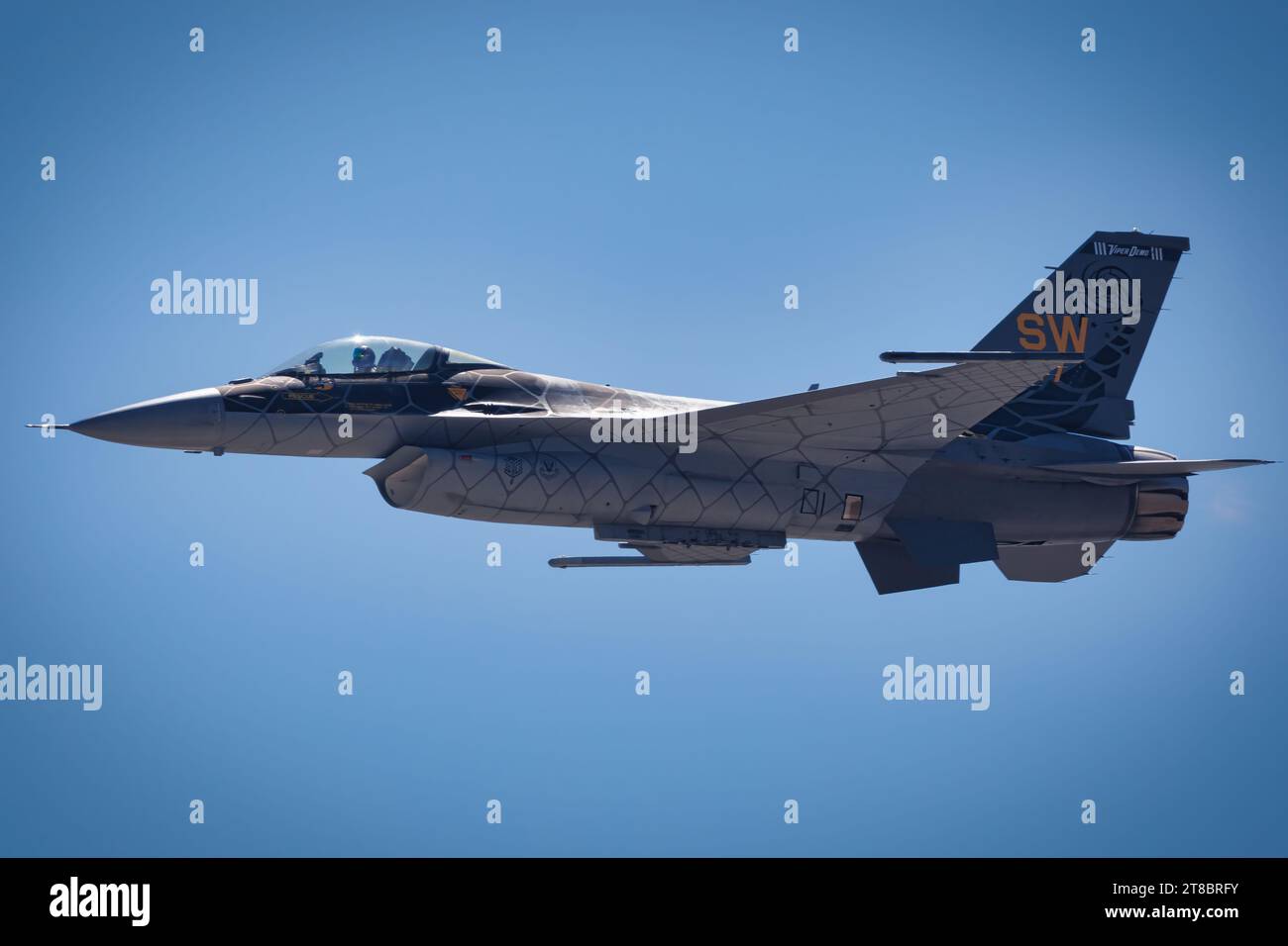 Major Aimee "Rebel" Feidler of the USAF F-16 Viper Demonstration Team ...