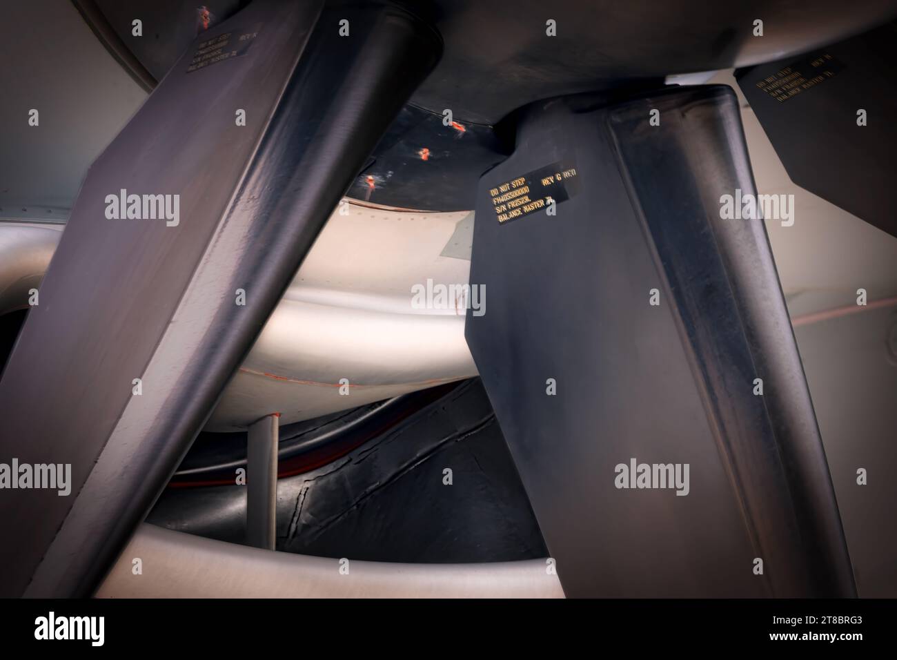 The turboprop intake of an A-400 Atlas of the Royal Air Force (RAF) at ...