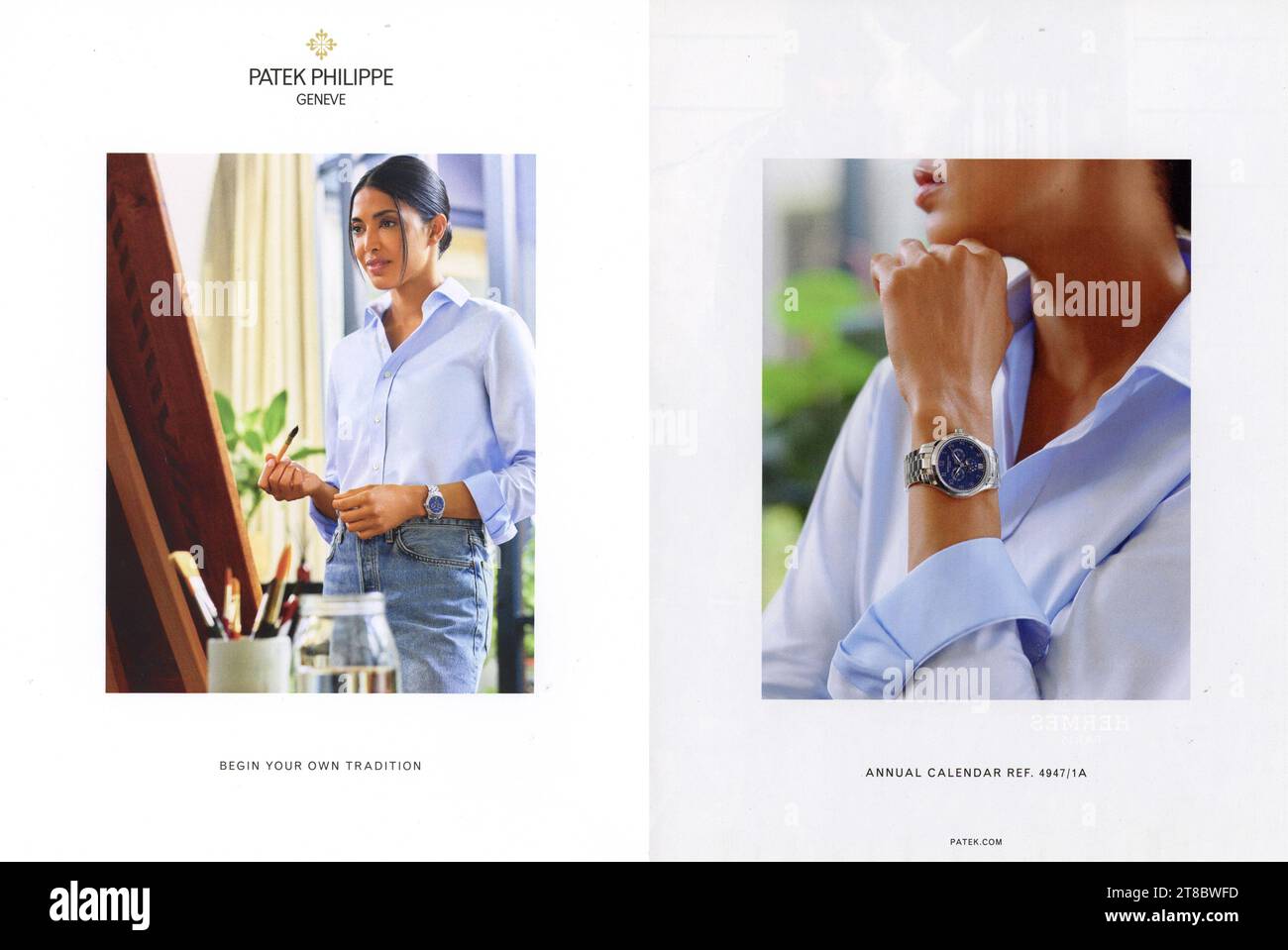 Elle Decor Magazine October 2023 Issue Advert, USA Stock Photo - Alamy