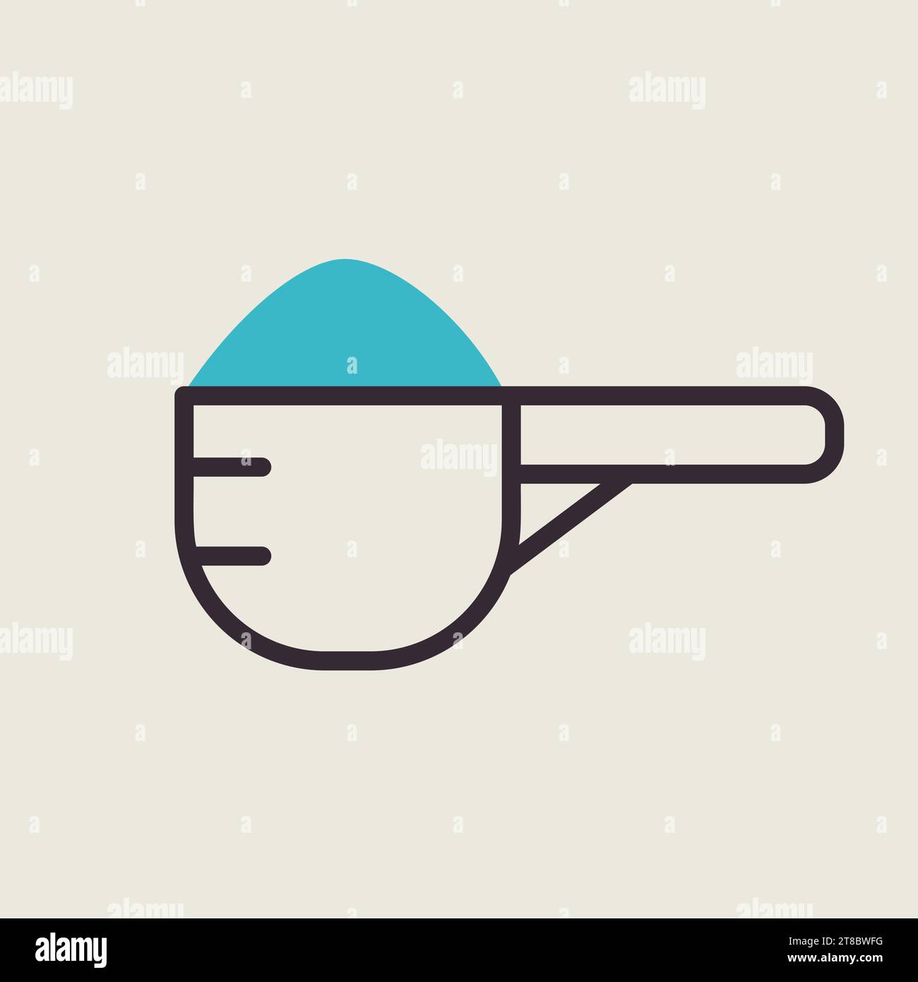 Measuring cup milk Stock Vector Images - Alamy