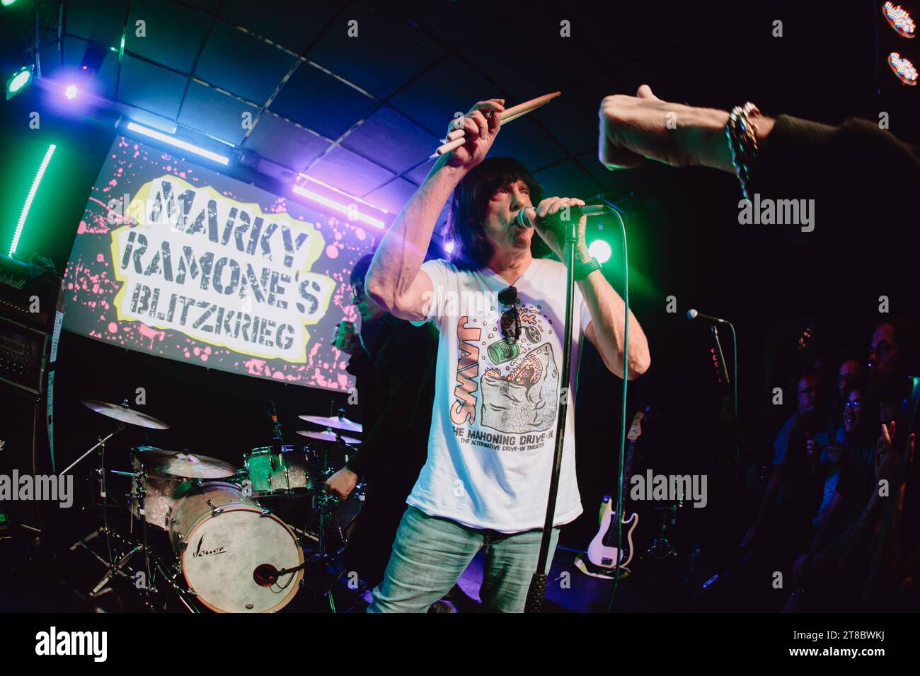 Marky Ramone performs live with his band blitzkrieg in Turin. Live ...