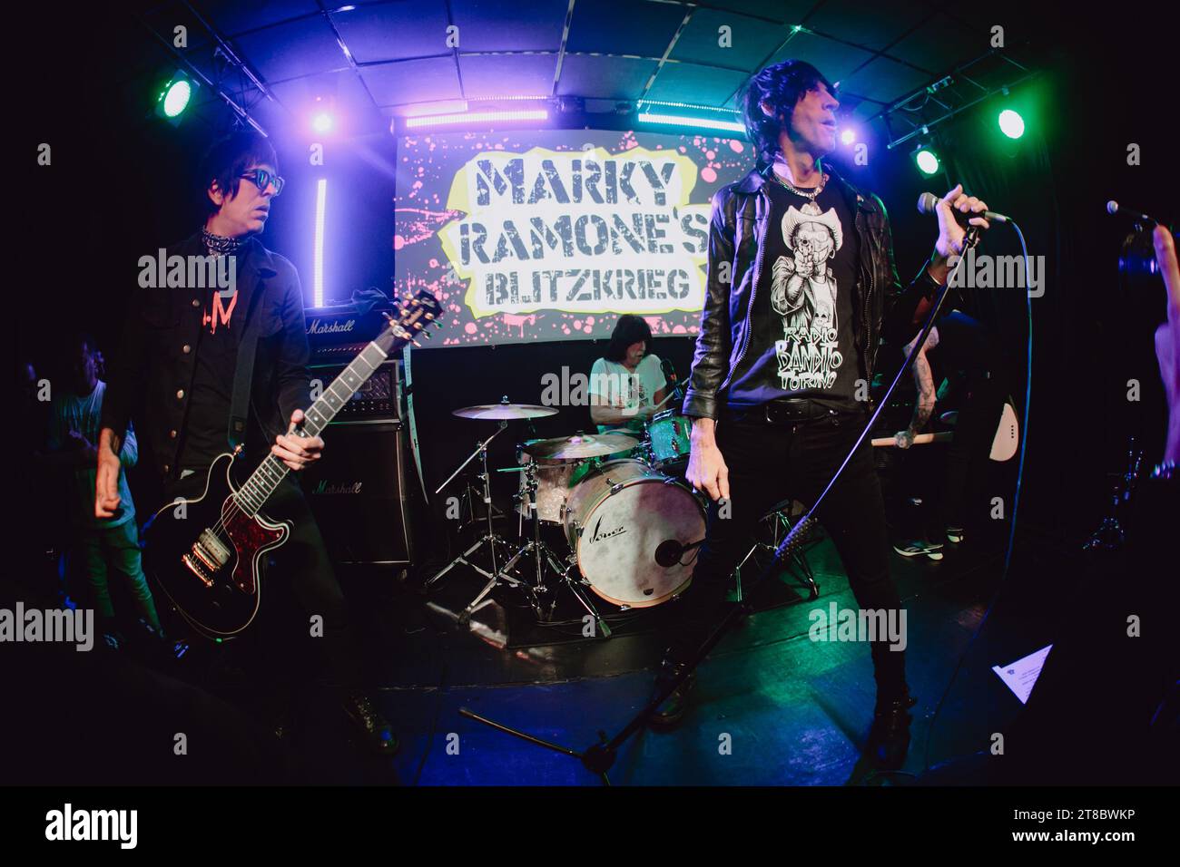 Marky Ramone performs live with his band blitzkrieg in Turin. Live ...