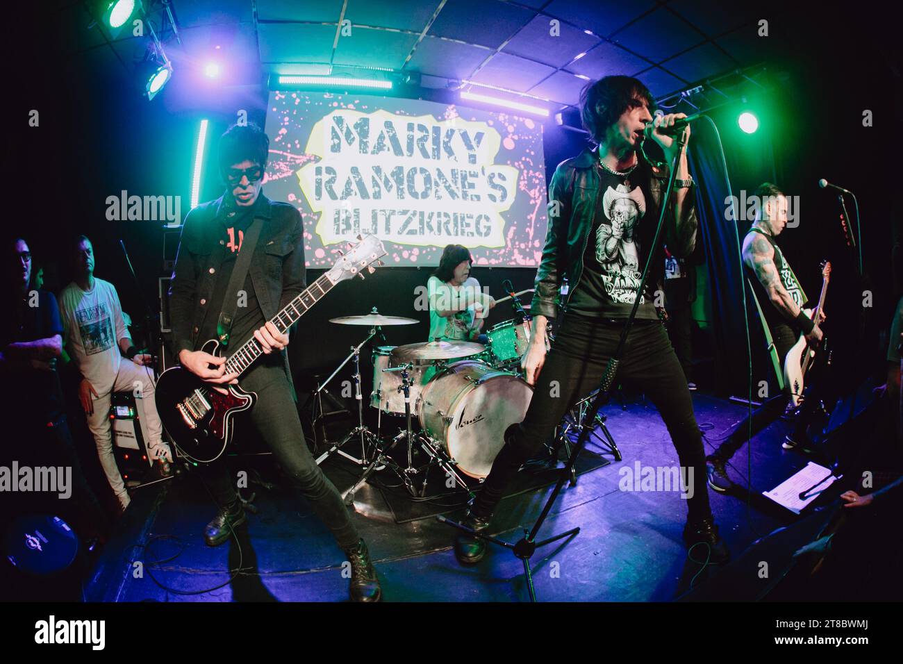 Marky Ramone performs live with his band blitzkrieg in Turin. Live ...