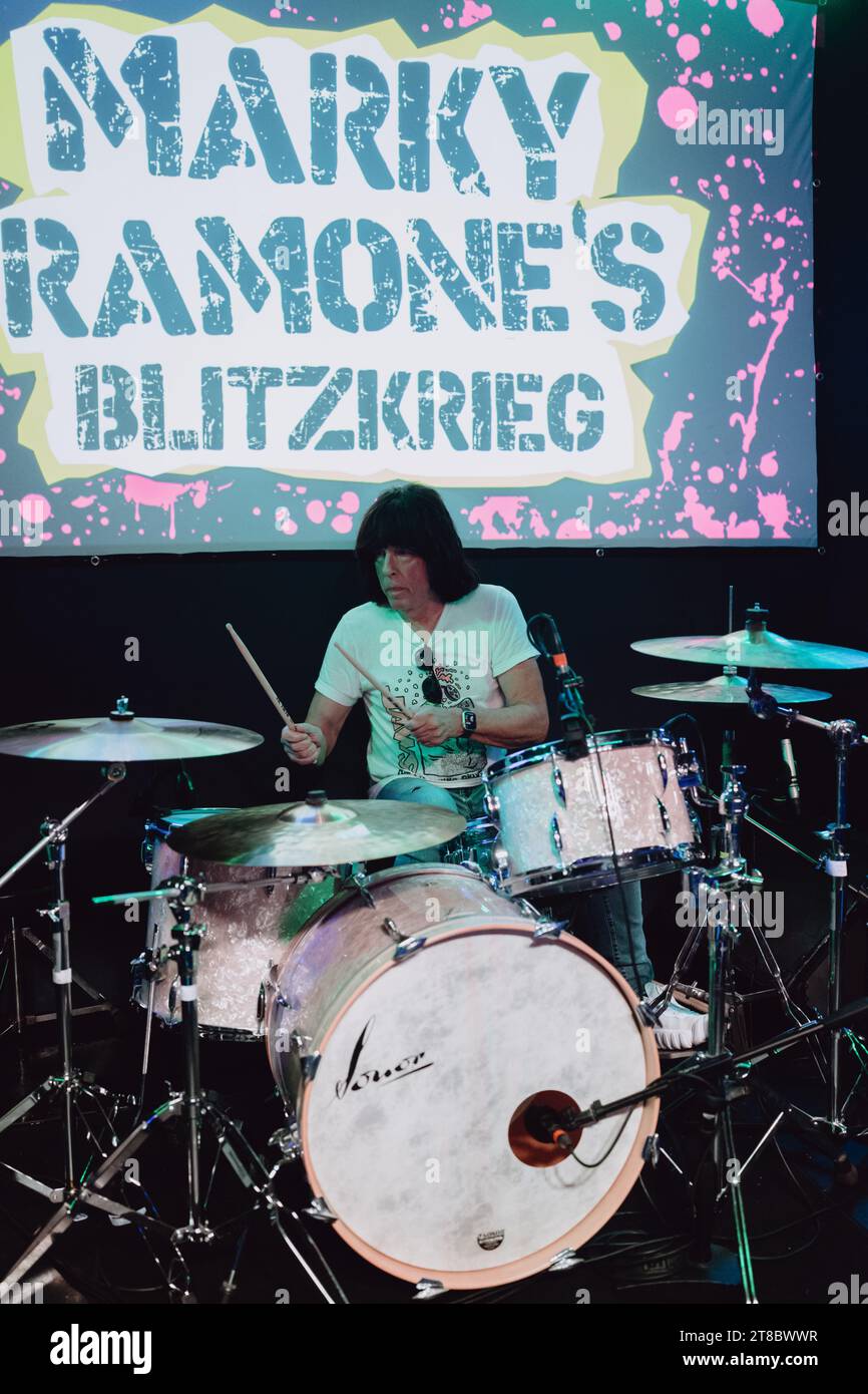Marky Ramone performs live with his band blitzkrieg in Turin. Live ...
