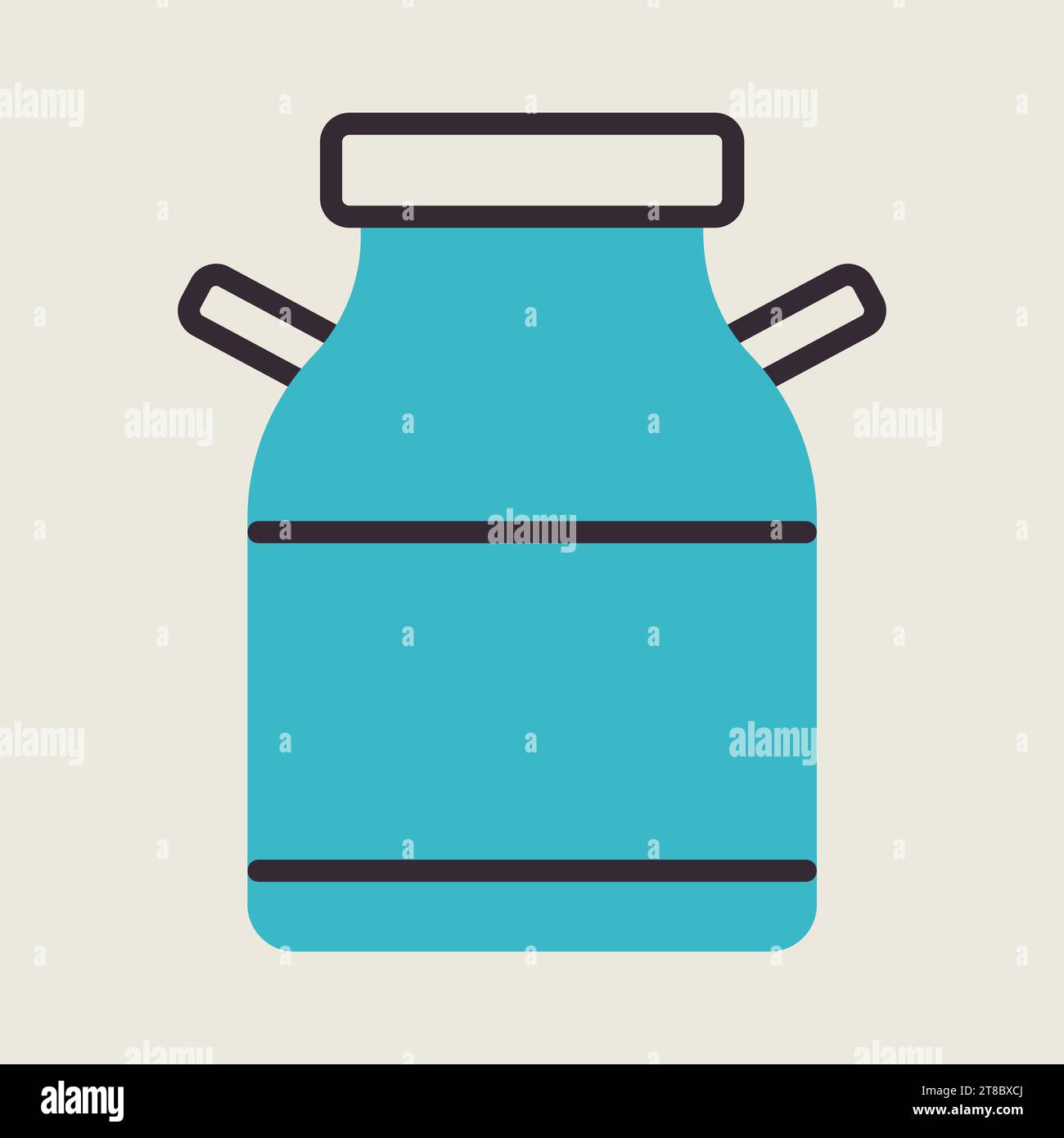 Milk barrel vector icon. Dairy product sign. Graph symbol for cooking ...