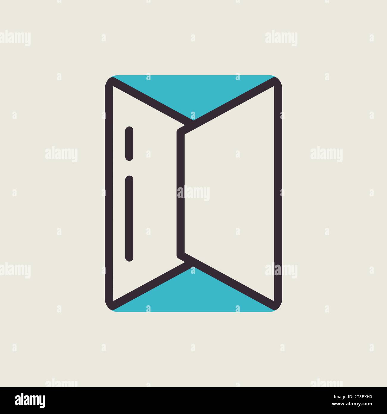 Block of butter package vector icon. Dairy product sign. Graph symbol ...