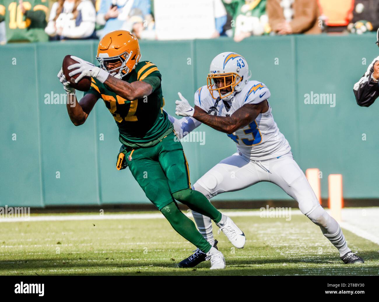 Green Bay, United States. 19th Nov, 2023. Green Bay Packers wide ...