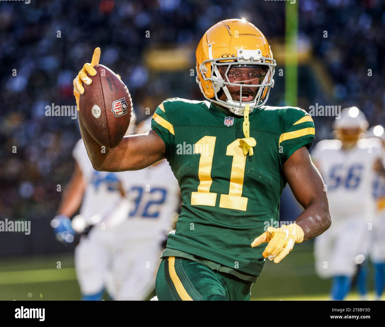 Green Bay, United States. 19th Nov, 2023. Green Bay Packers wide ...