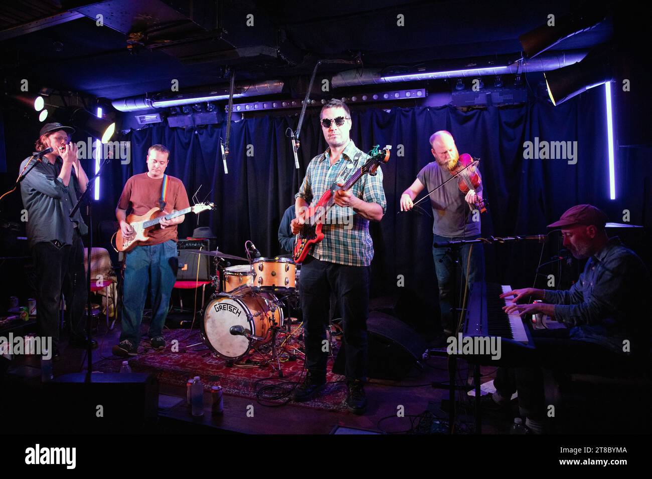 The David Tattersall Group on stage at Ramsgate Music Hall, Kent ...