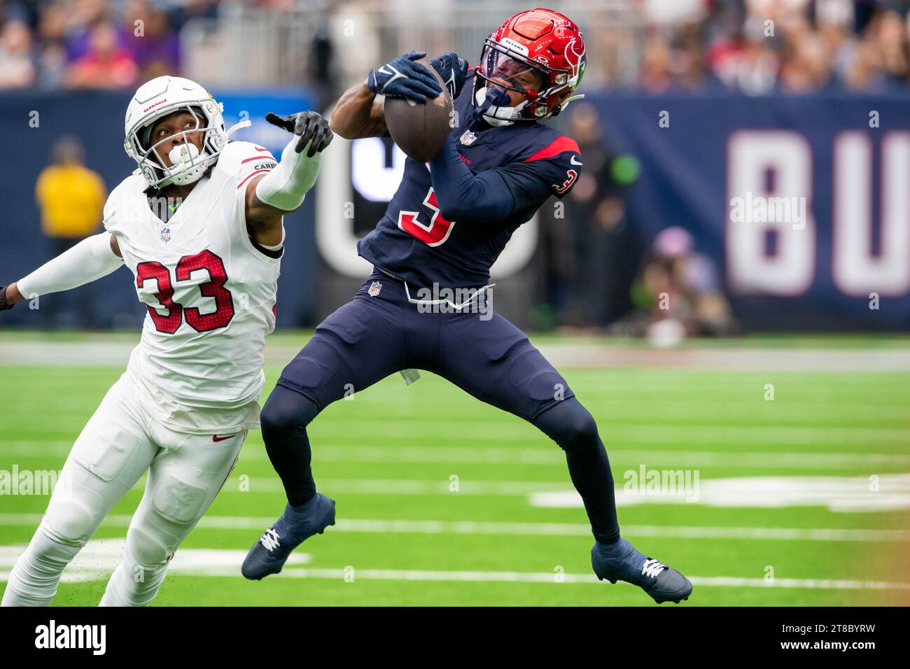 November 19, 2023: Houston Texans wide receiver Tank Dell (3) makes a ...