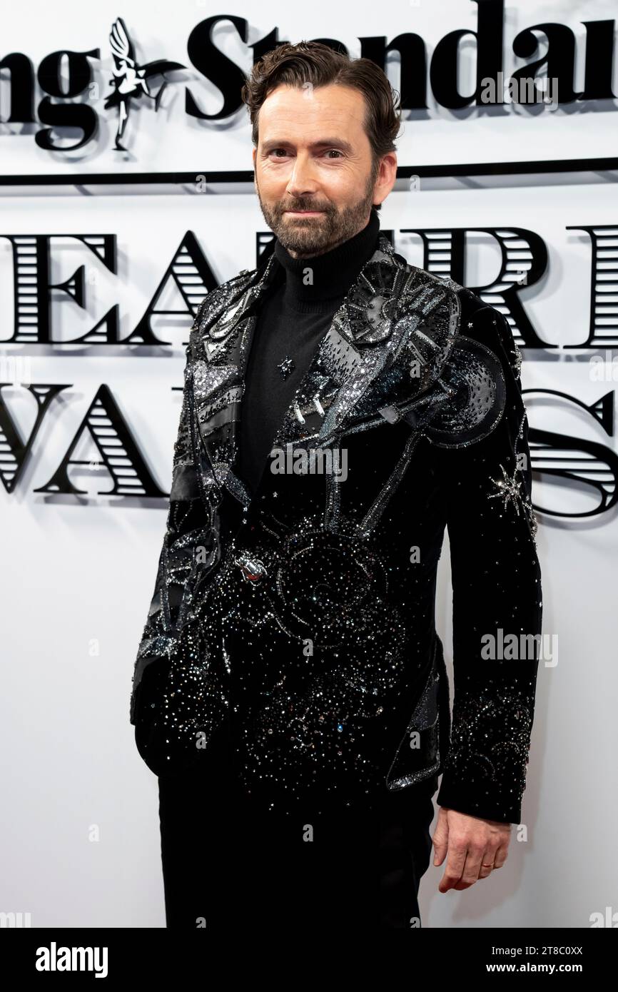 David Tennant poses for photographers upon arrival at The Evening ...