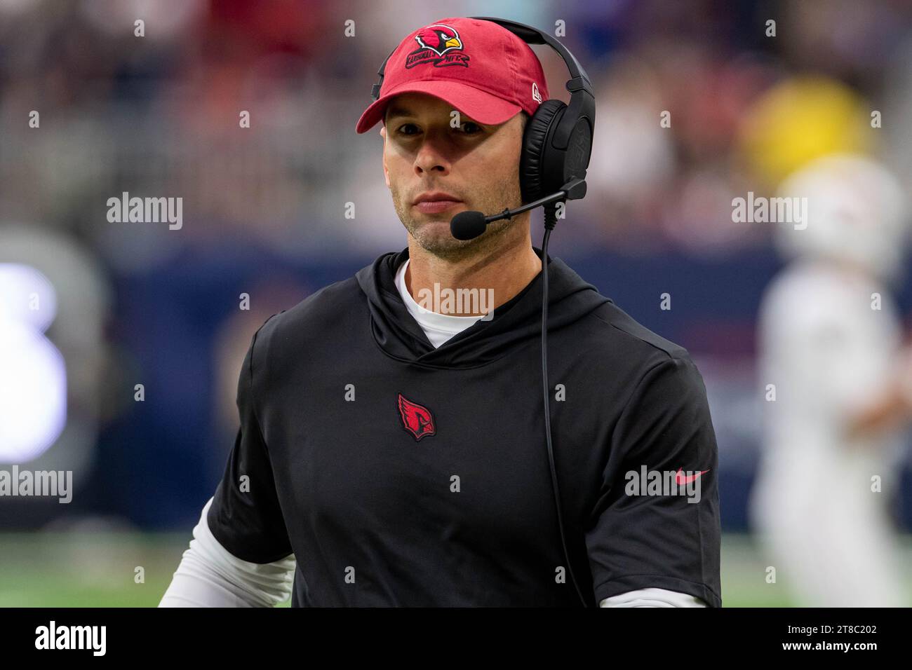 Houston, TX, USA. 19th Nov, 2023. Arizona Cardinals head coach Jonathan ...