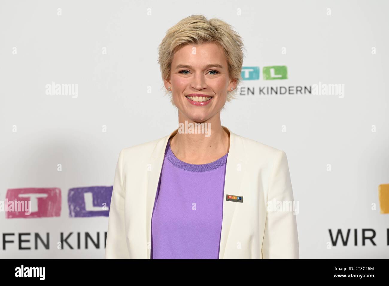 Moderatorin Verena Fels nimmt am 28. RTL Spendenmarathon wir helfen ...