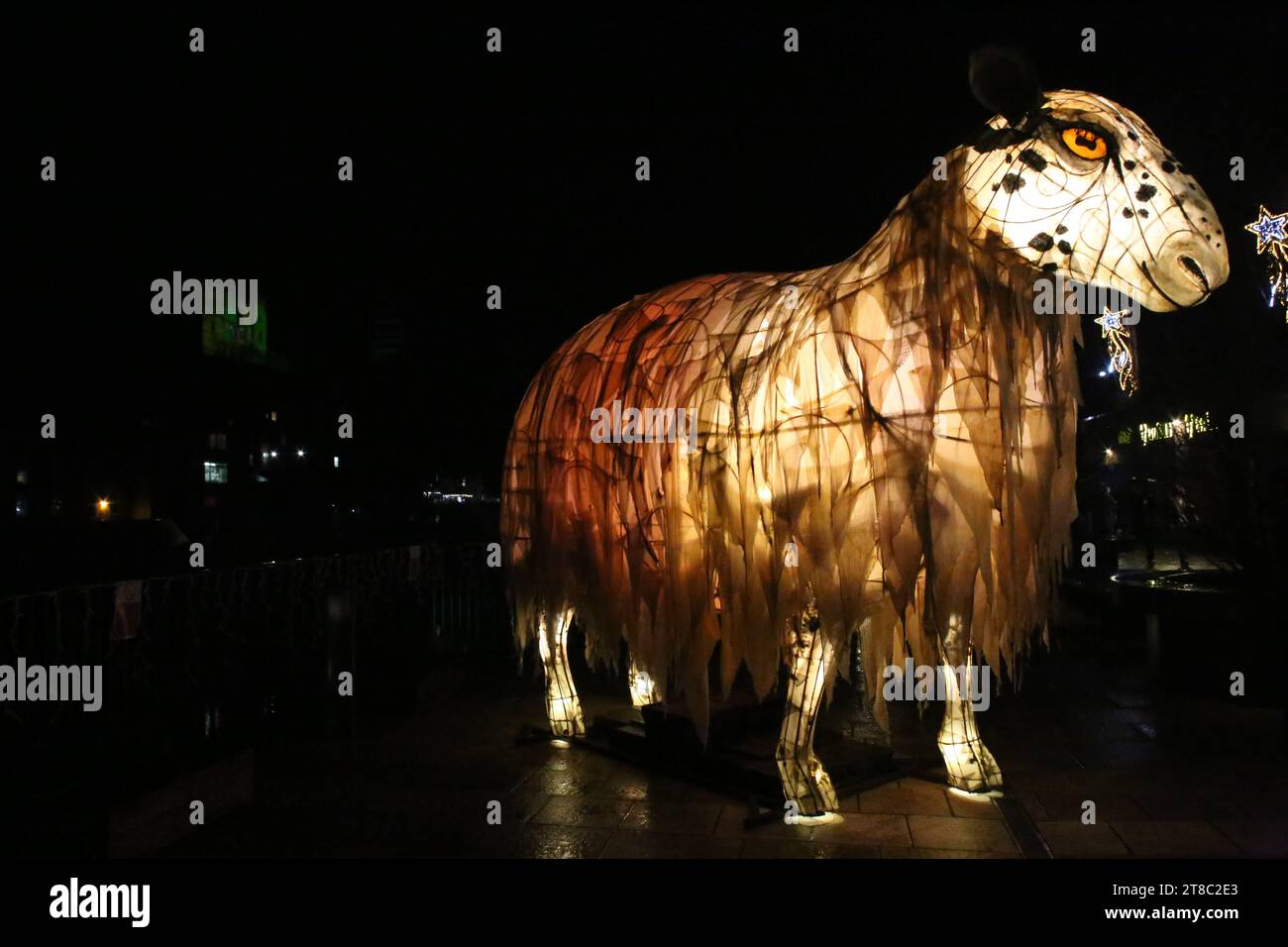 Durham City, UK, November 18th, 2023, RUMINATION, Artist Dave Young ...