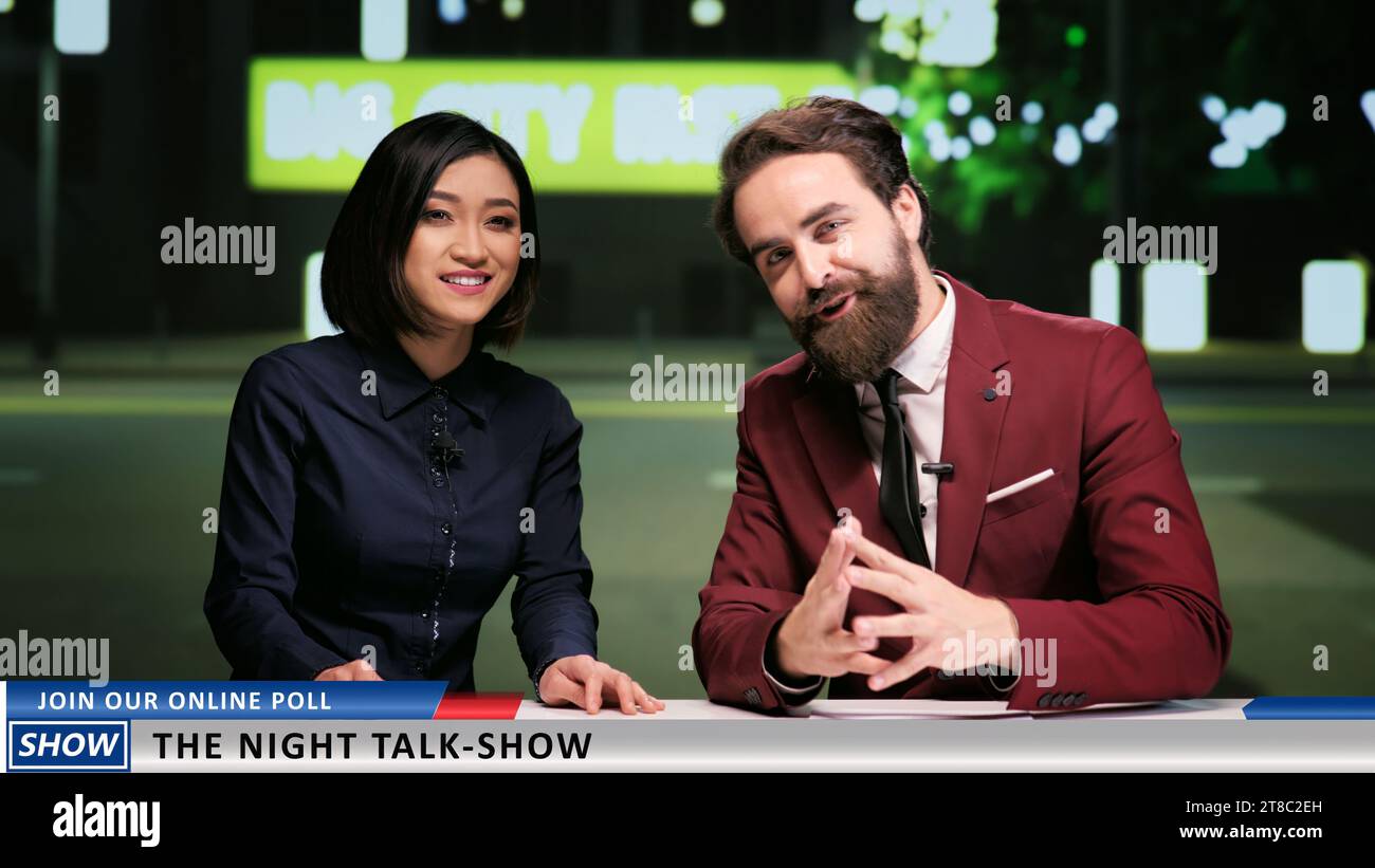 Late night talk show hosts hi-res stock photography and images - Alamy